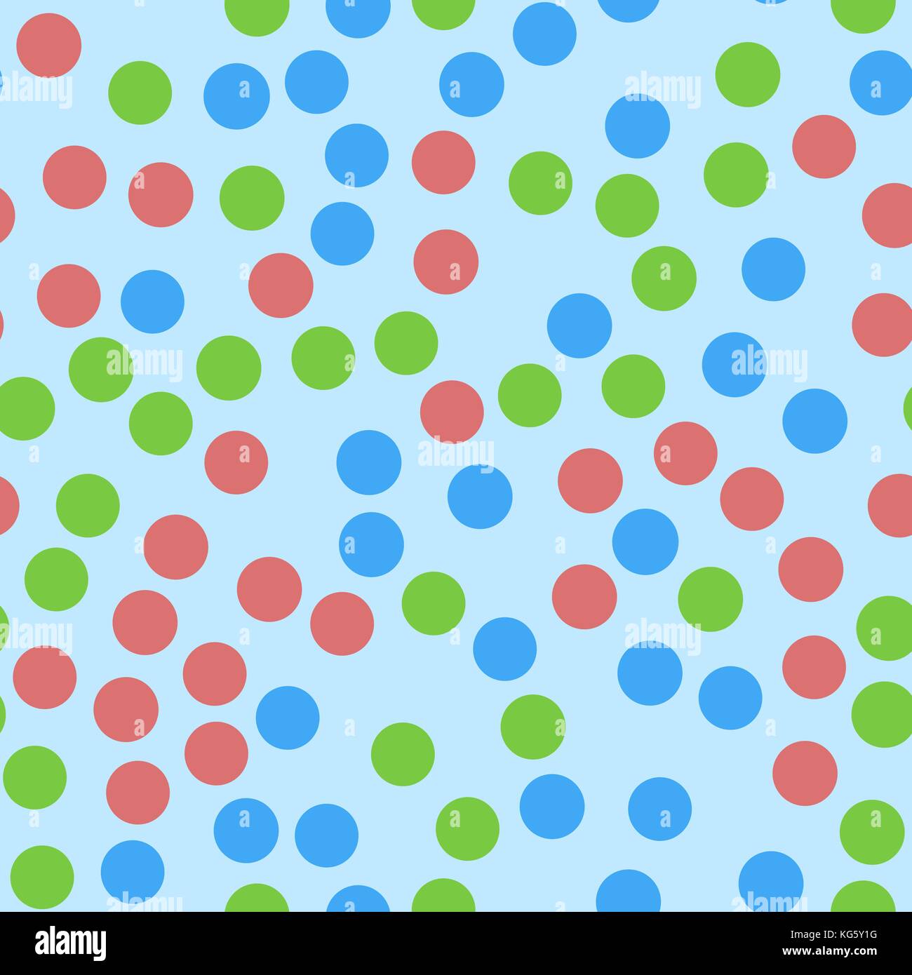 Polka Dots Seamless Texture. seamless pattern Stock Vector Image & Art ...
