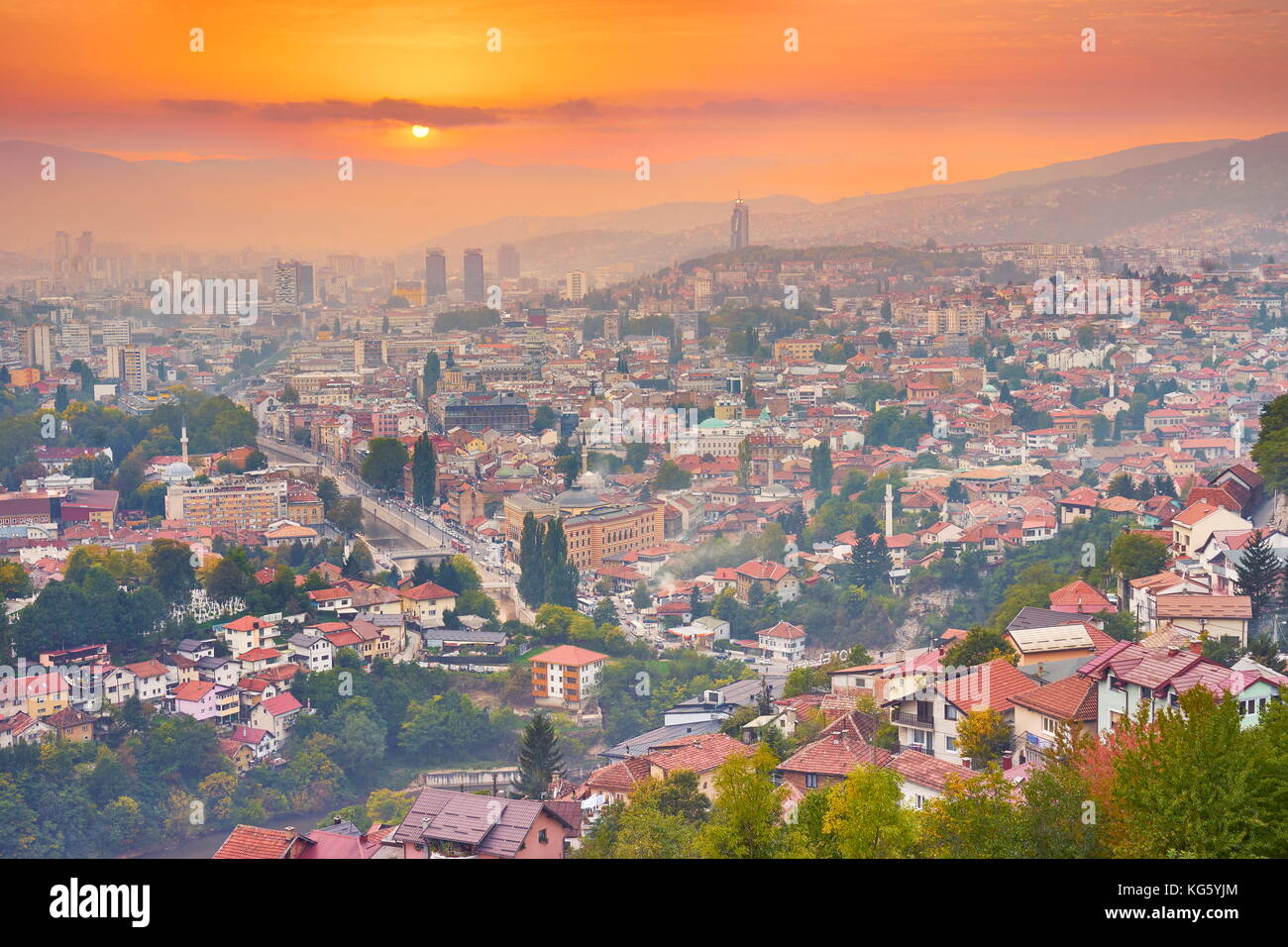 Capital city bosnia hi-res stock photography and images - Alamy