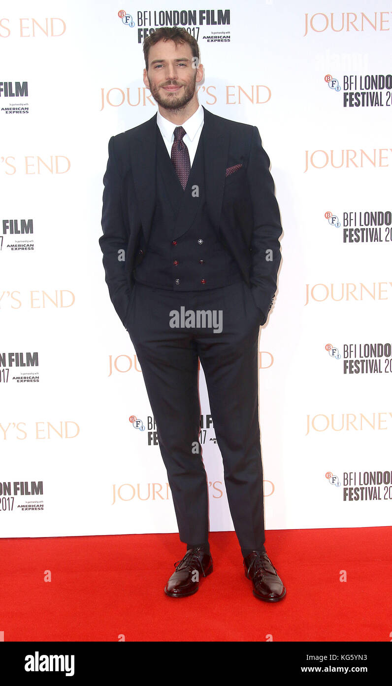 Oct 06, 2017 - Sam Claflin attending "Journey's End" European Premiere ...