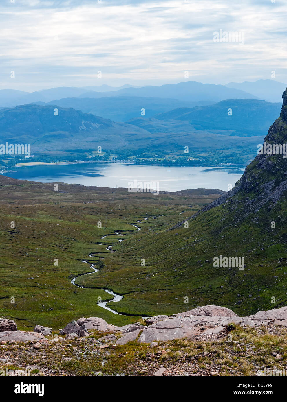 Typical Scottish Highlands landscape - Highlands, Scotland, UK Stock ...