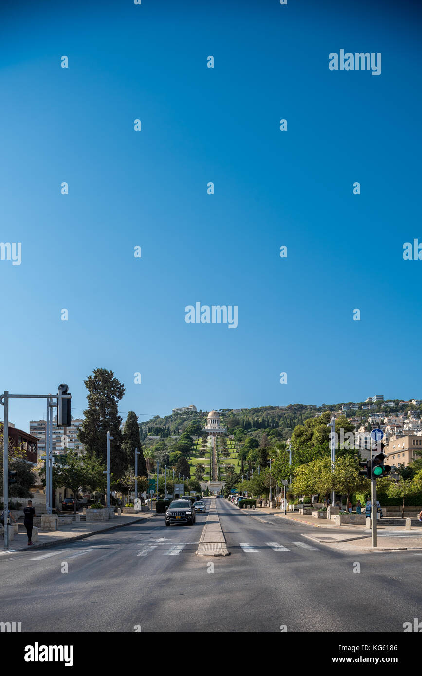City center of Haifa Stock Photo - Alamy