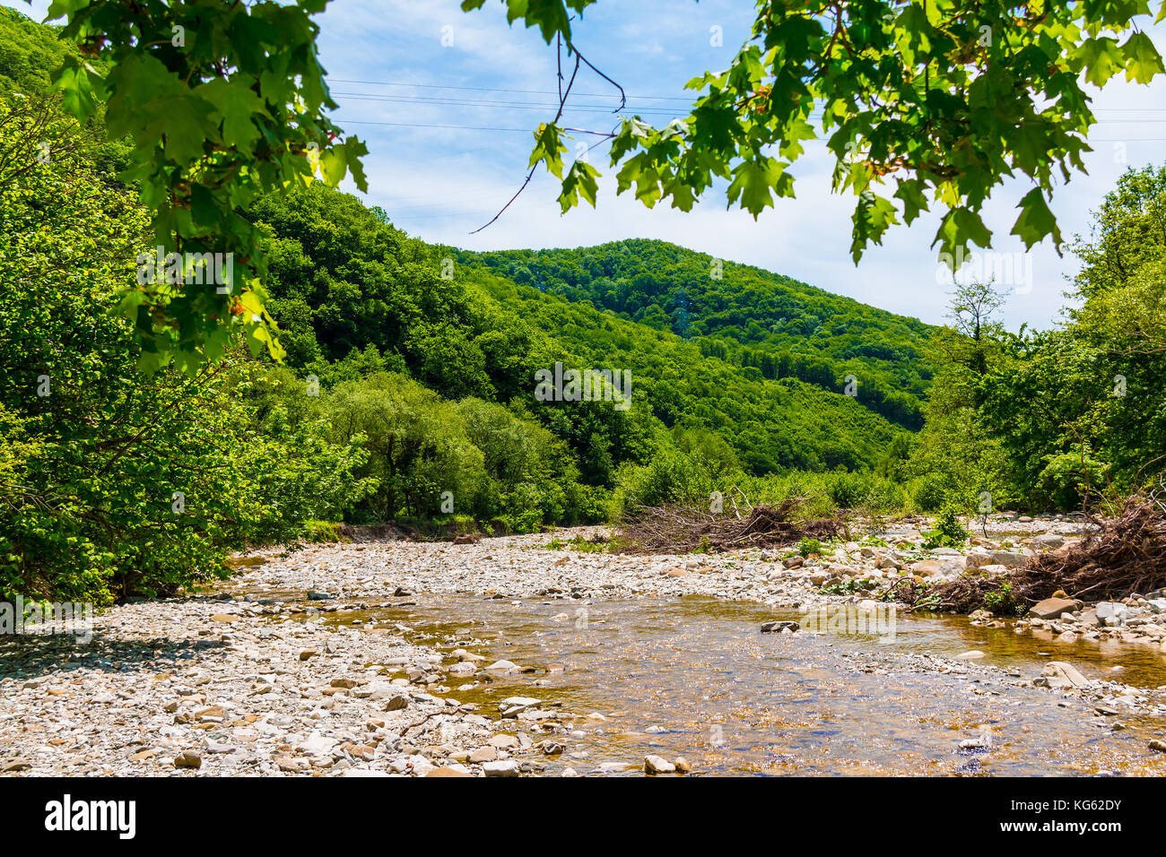 Background shallow water river gravel hi-res stock photography and ...