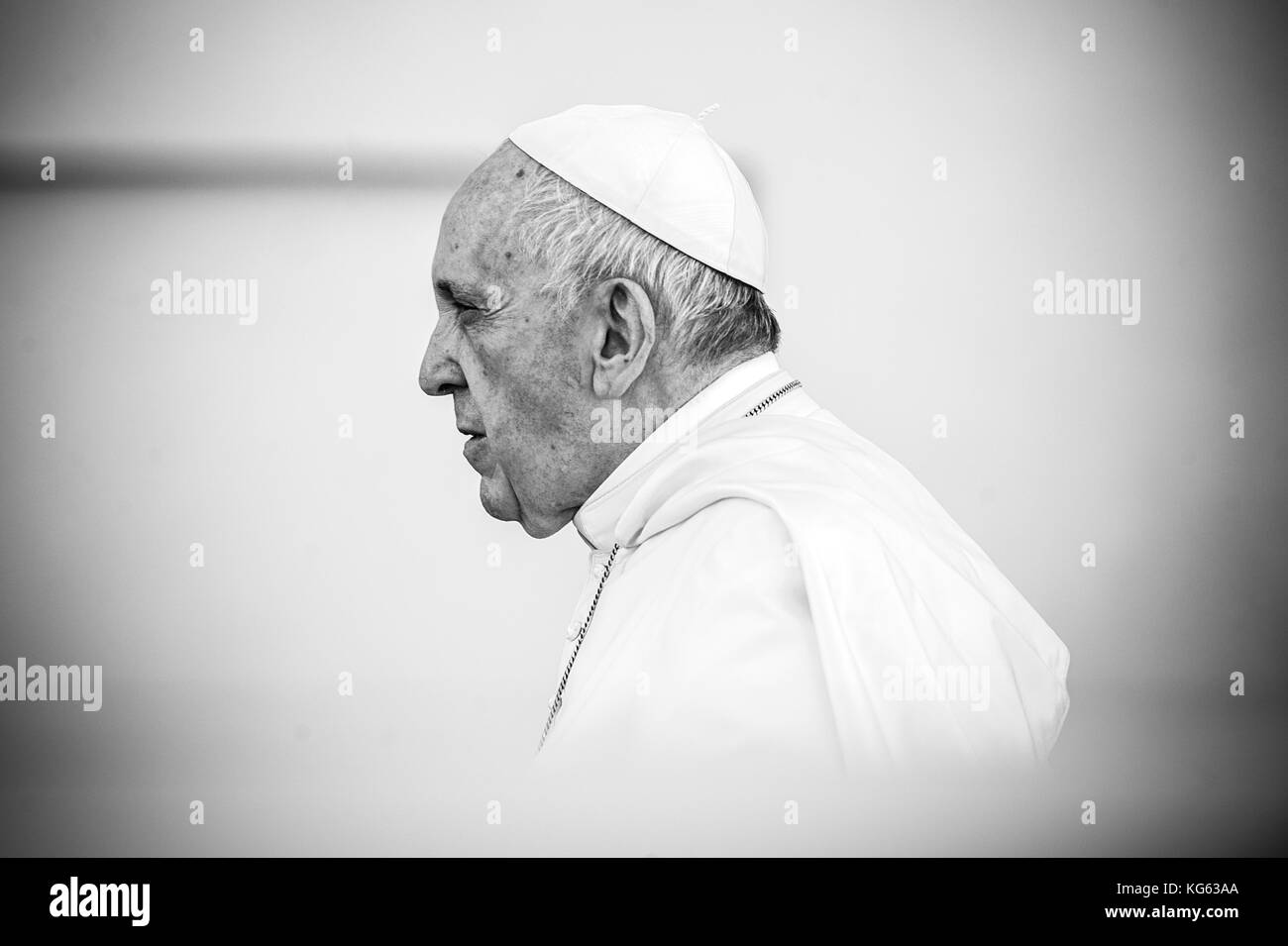 Pope Francis Black and White Stock Photos & Images - Alamy