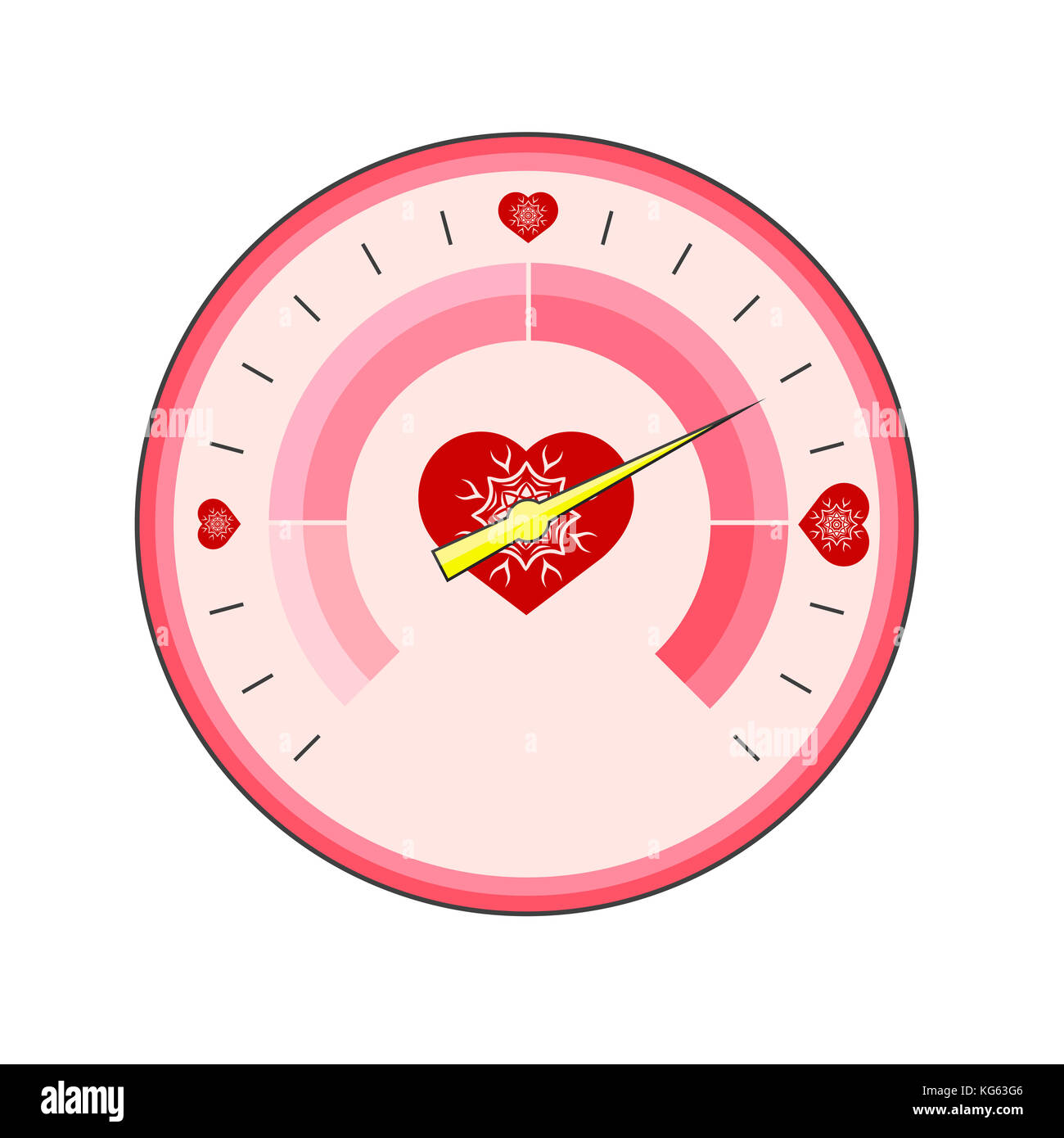 Love Thermometer Valentines Day Stock Photo - Alamy