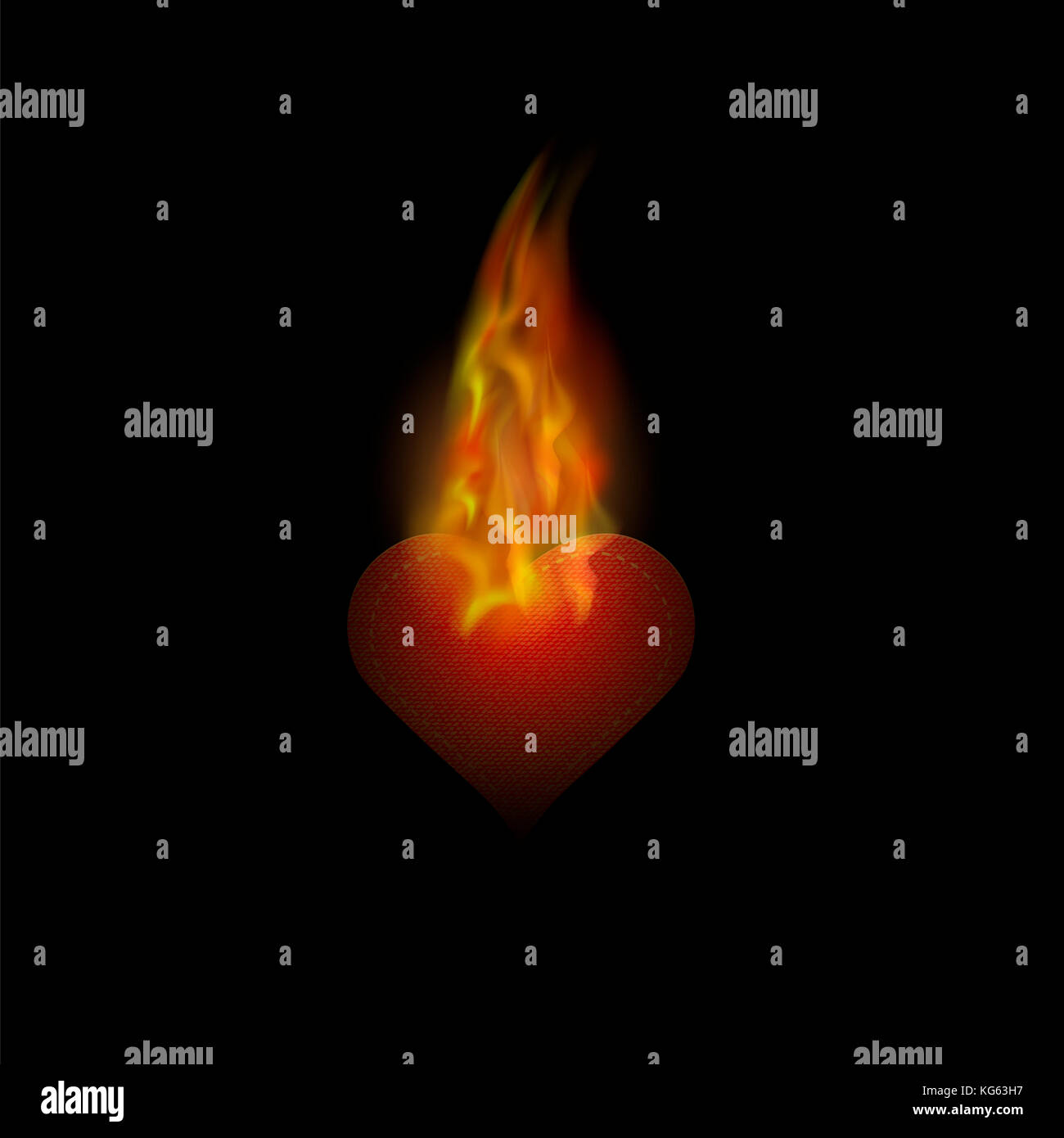 Heart On Fire Animation