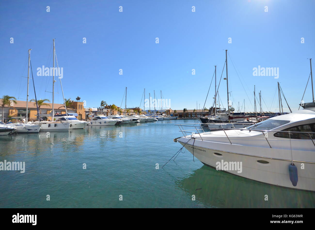 Port of Mazarron, Costa de Mazarron Stock Photo - Alamy