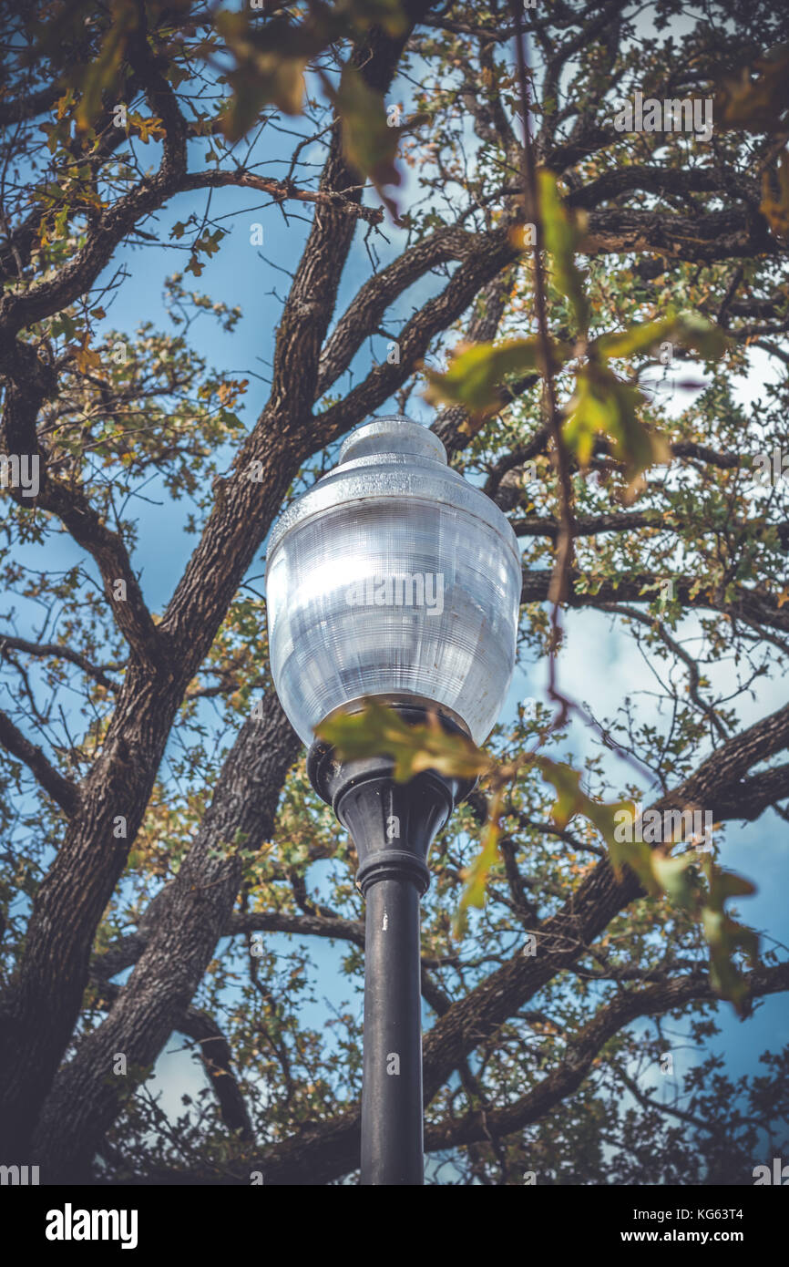 Park Lamp Post Stock Photo - Alamy