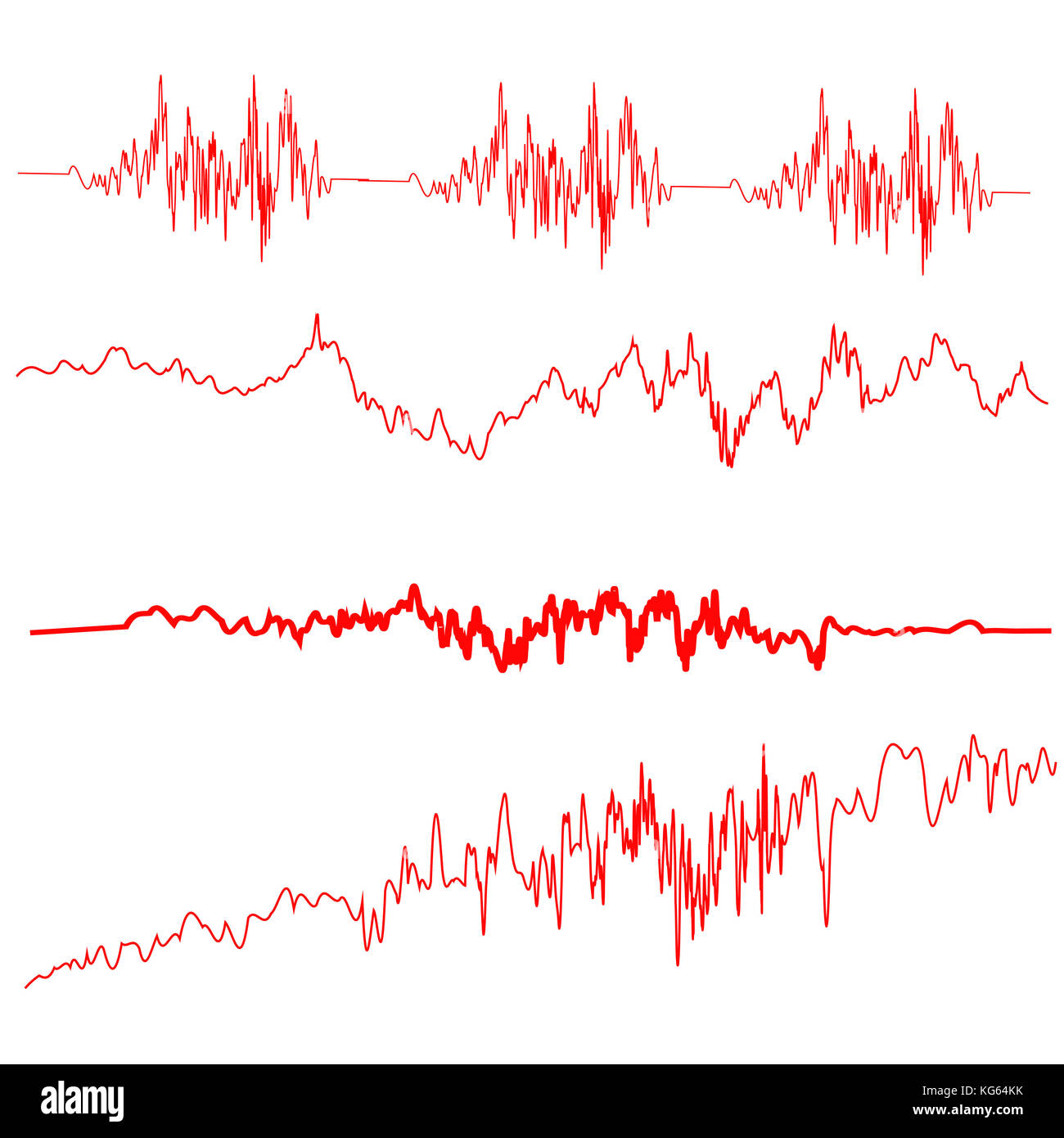 Soundwave audio screen Cut Out Stock Images & Pictures - Alamy