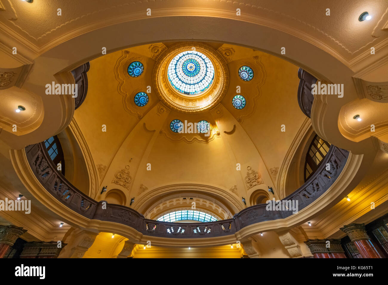 Interior of Gellert bath complex in Budapest, Hungary Stock Photo - Alamy