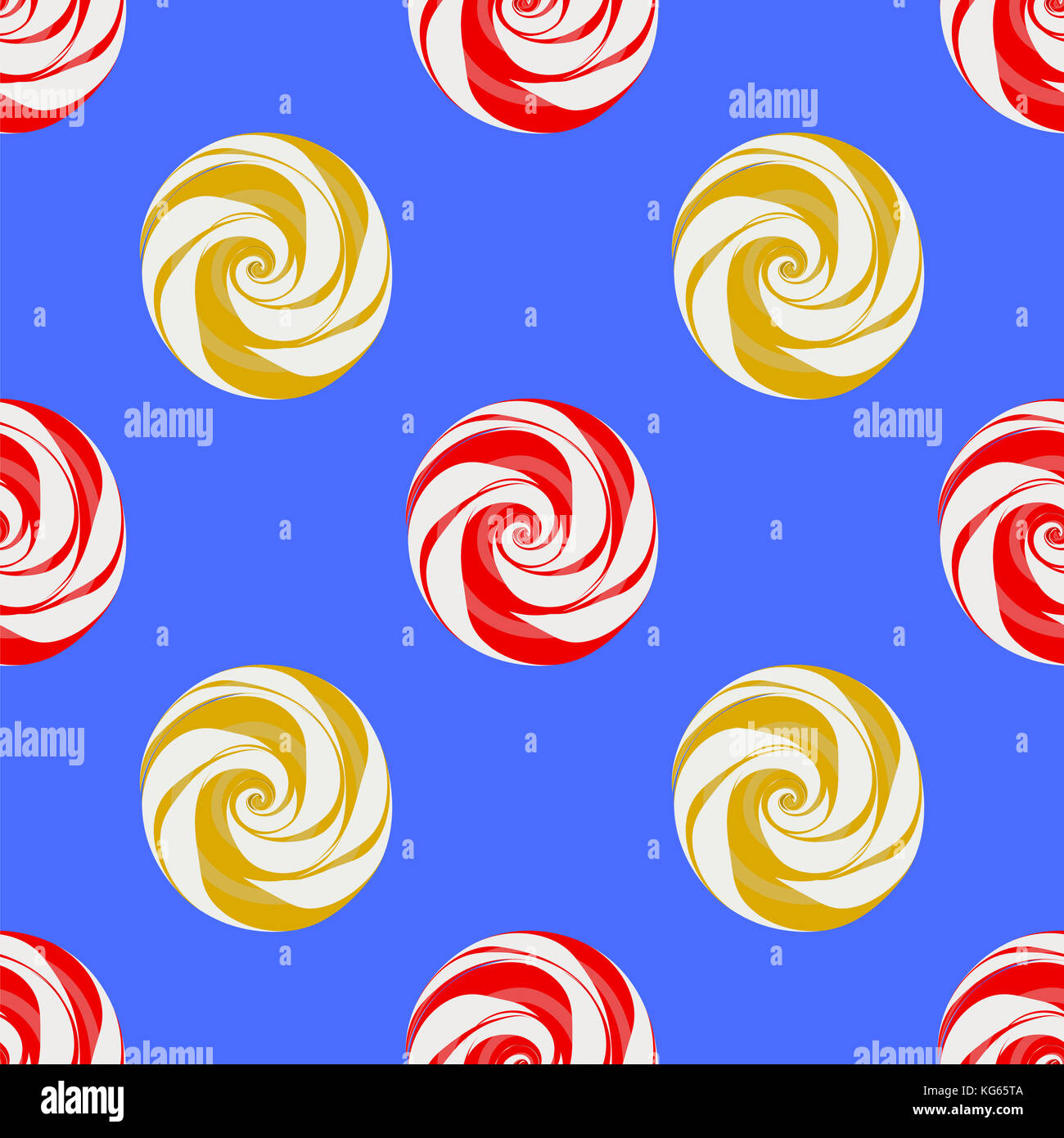 Colorful Sweet Candy Seamless Pattern Stock Photo - Alamy