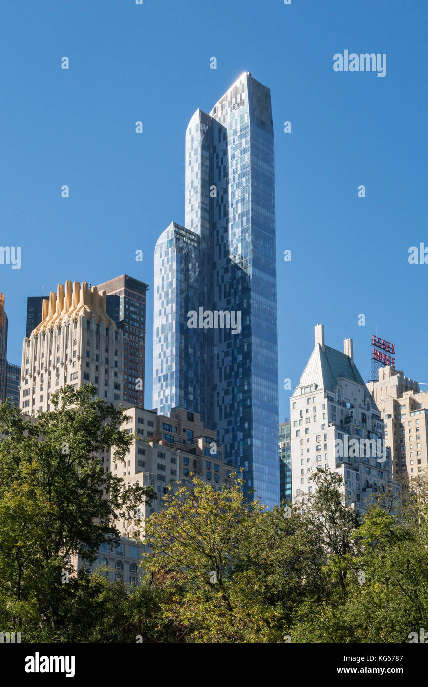 Central Park and Manhattan Skyline, NYC Stock Photo - Alamy