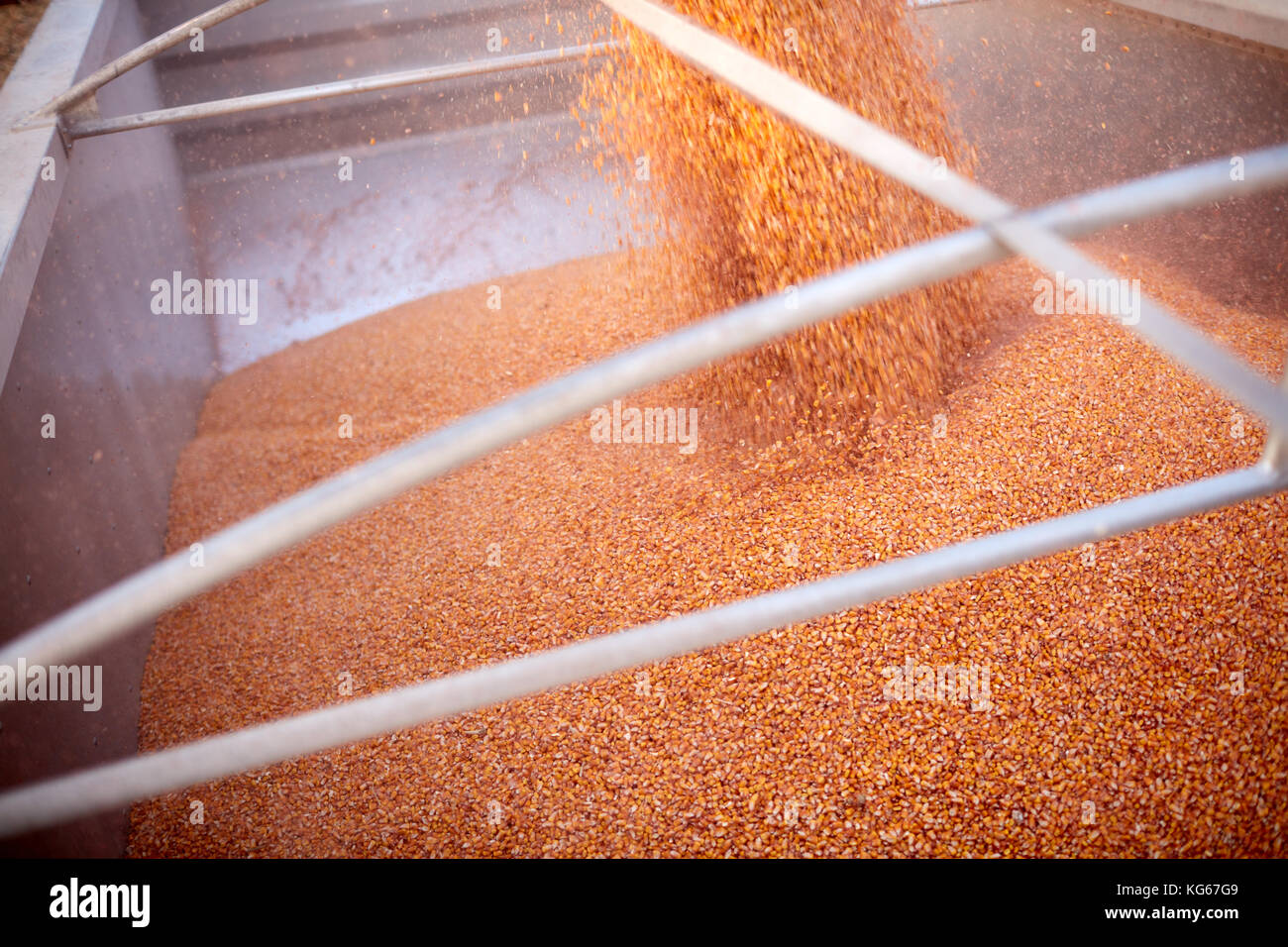 Inside combine harvester hi-res stock photography and images - Alamy