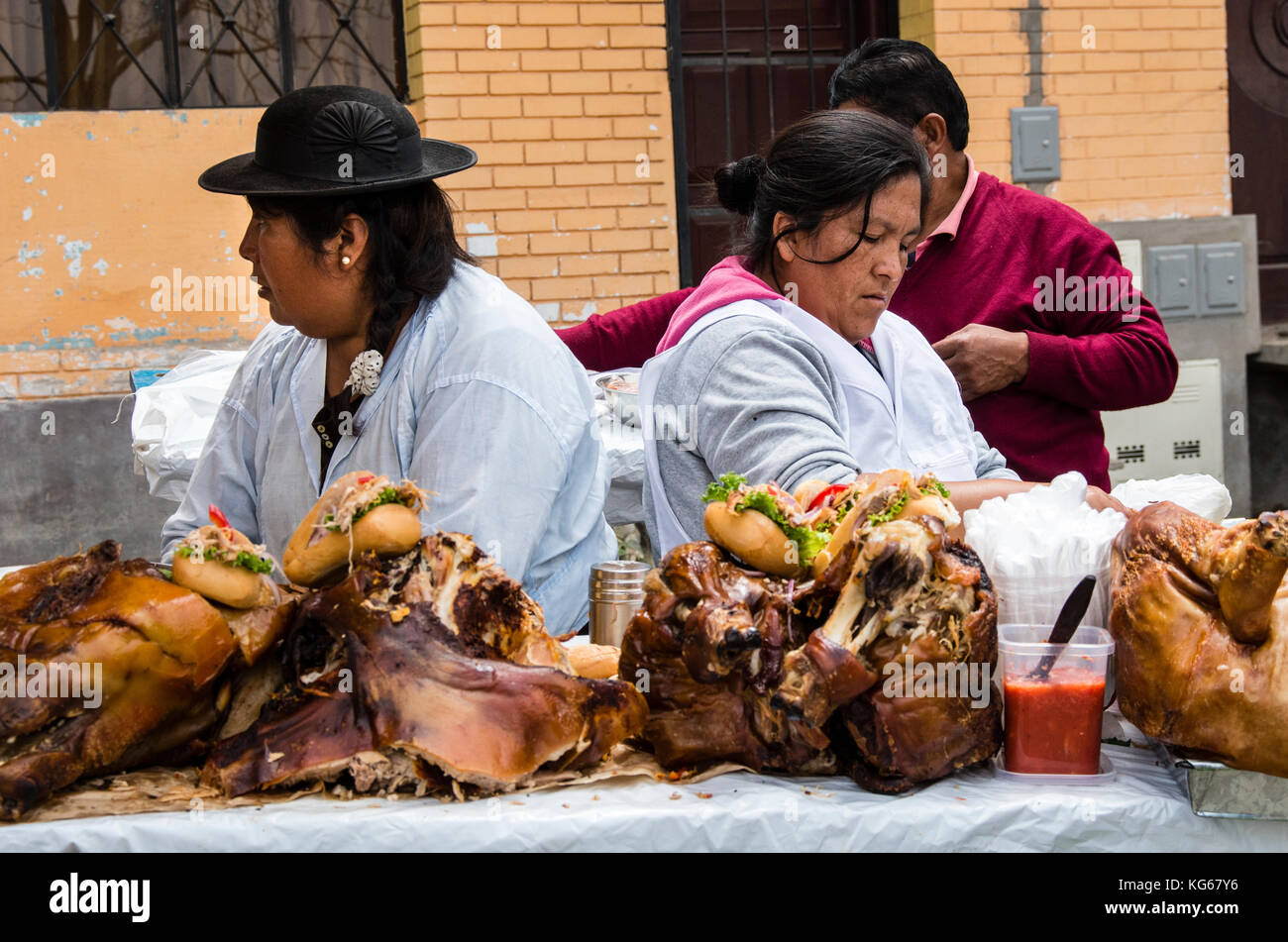Street food Lima, Peru Stock Photo - Alamy