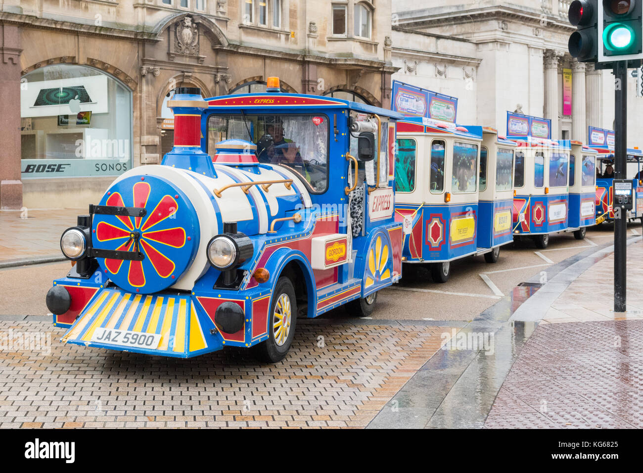 Hull land train in Hull city centre, England,UK Stock Photo - Alamy