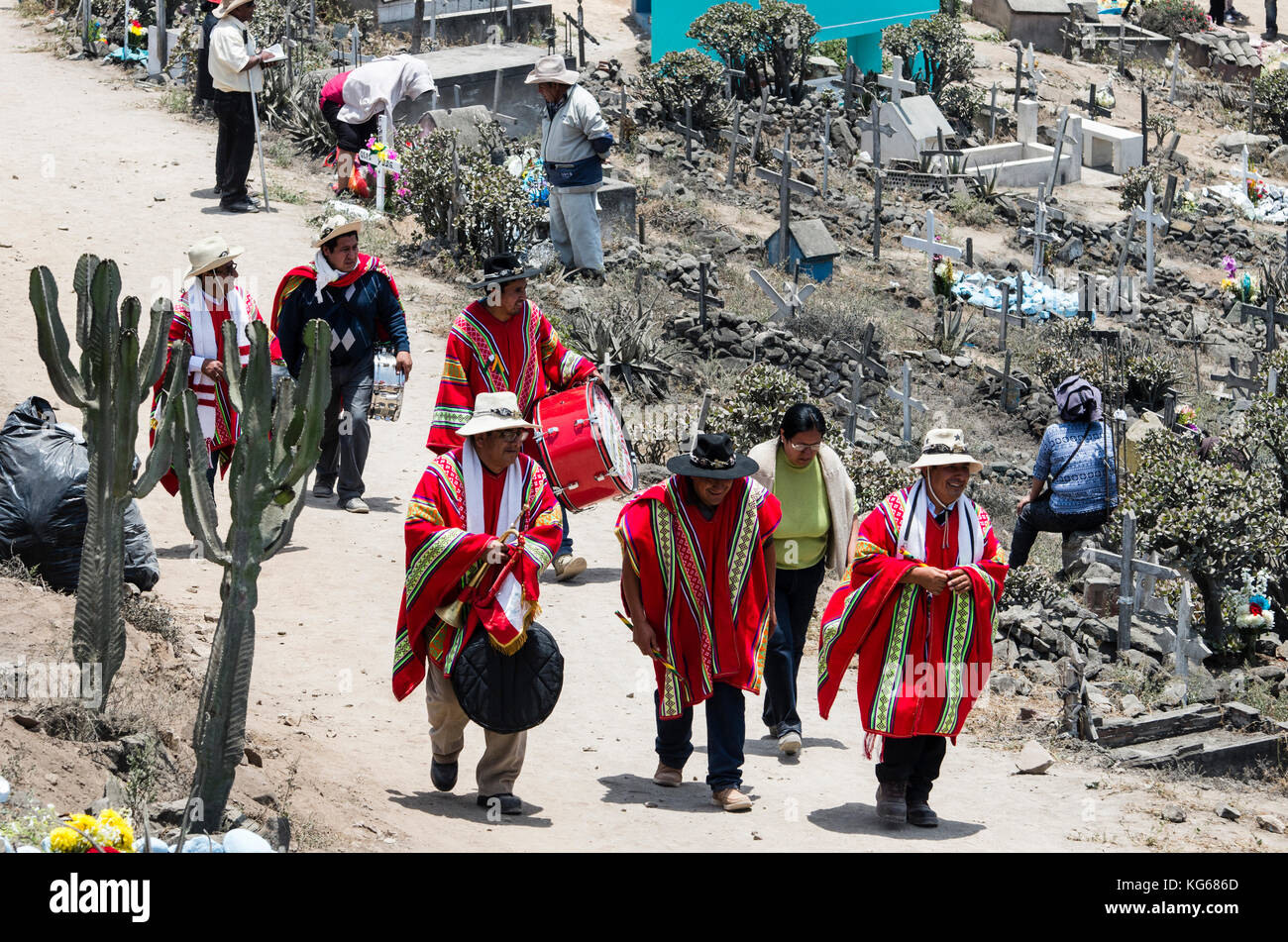 All Saints Day in Lima cemetery, Peru Stock Photo - Alamy