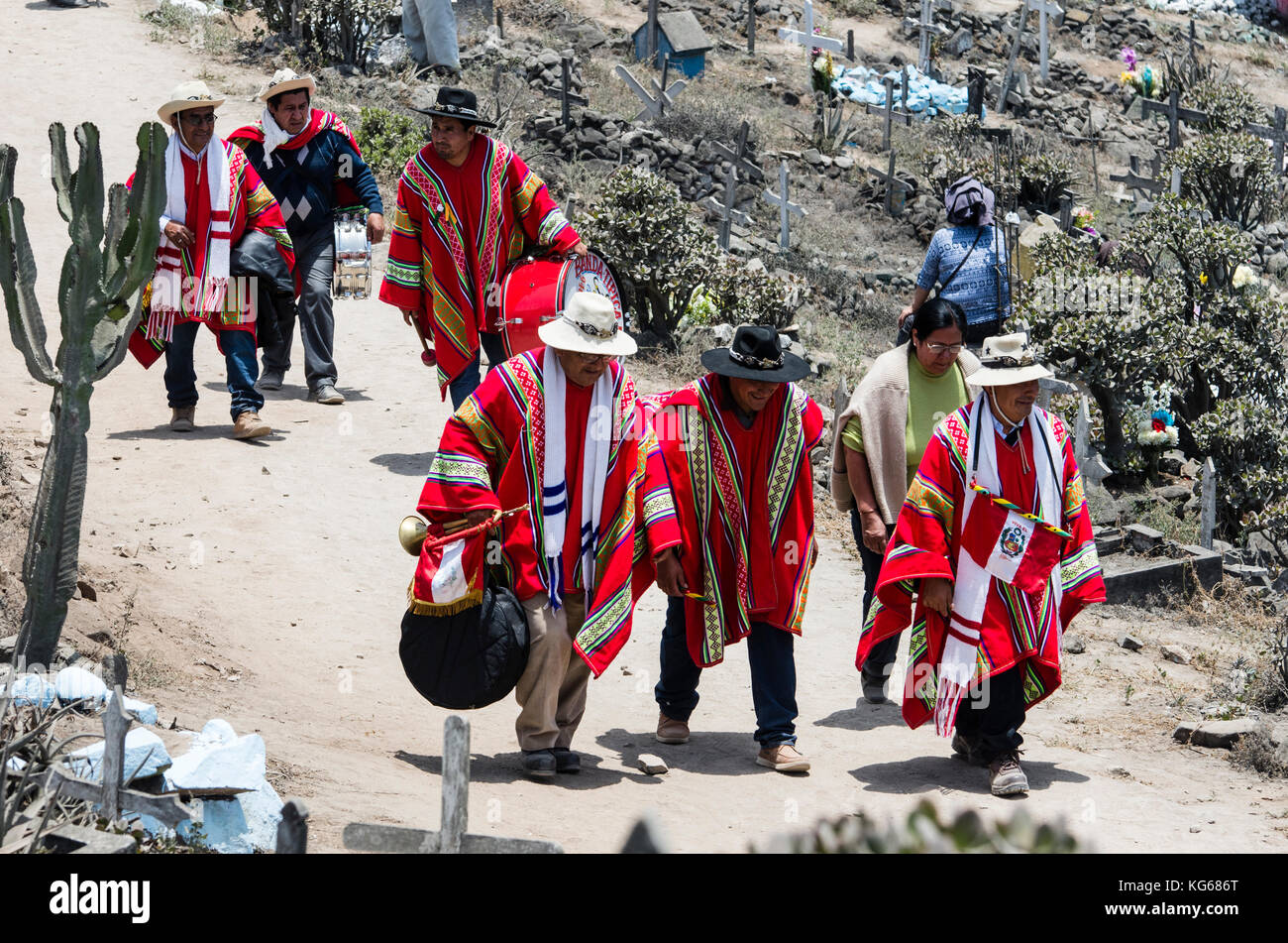All Saints Day in Lima cemetery, Peru Stock Photo - Alamy