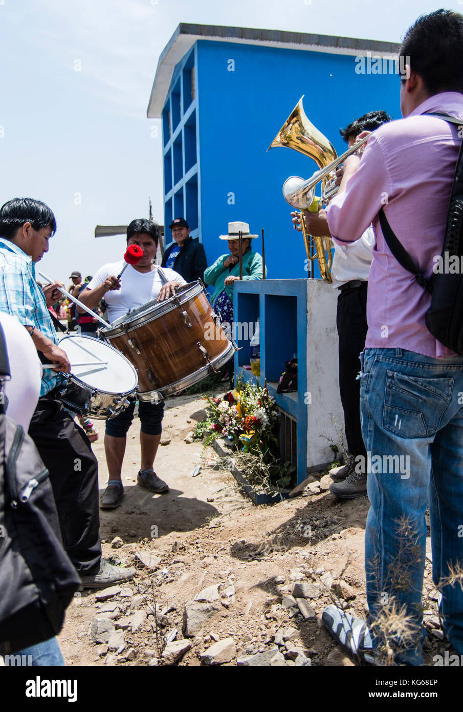 All Saints Day in Lima cemetery, Peru Stock Photo - Alamy