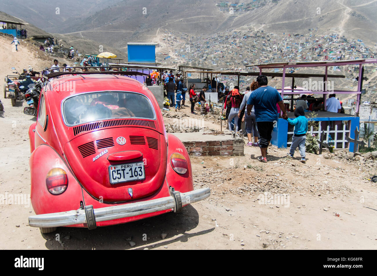 All Saints Day in Lima cemetery, Peru Stock Photo - Alamy