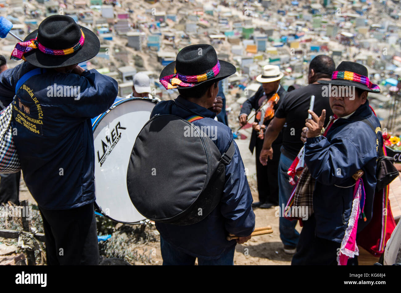 All Saints Day in Lima cemetery, Peru Stock Photo - Alamy