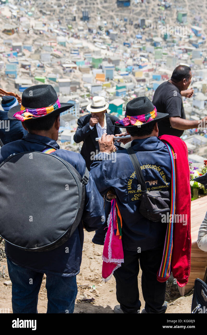 All Saints Day in Lima cemetery, Peru Stock Photo - Alamy