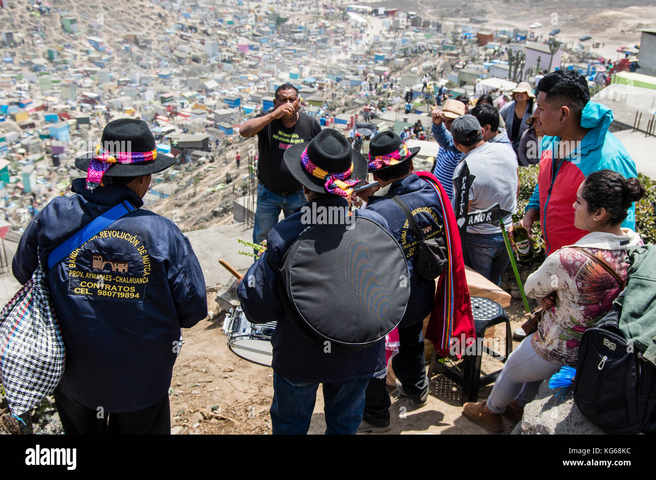 All Saints Day in Lima cemetery, Peru Stock Photo - Alamy