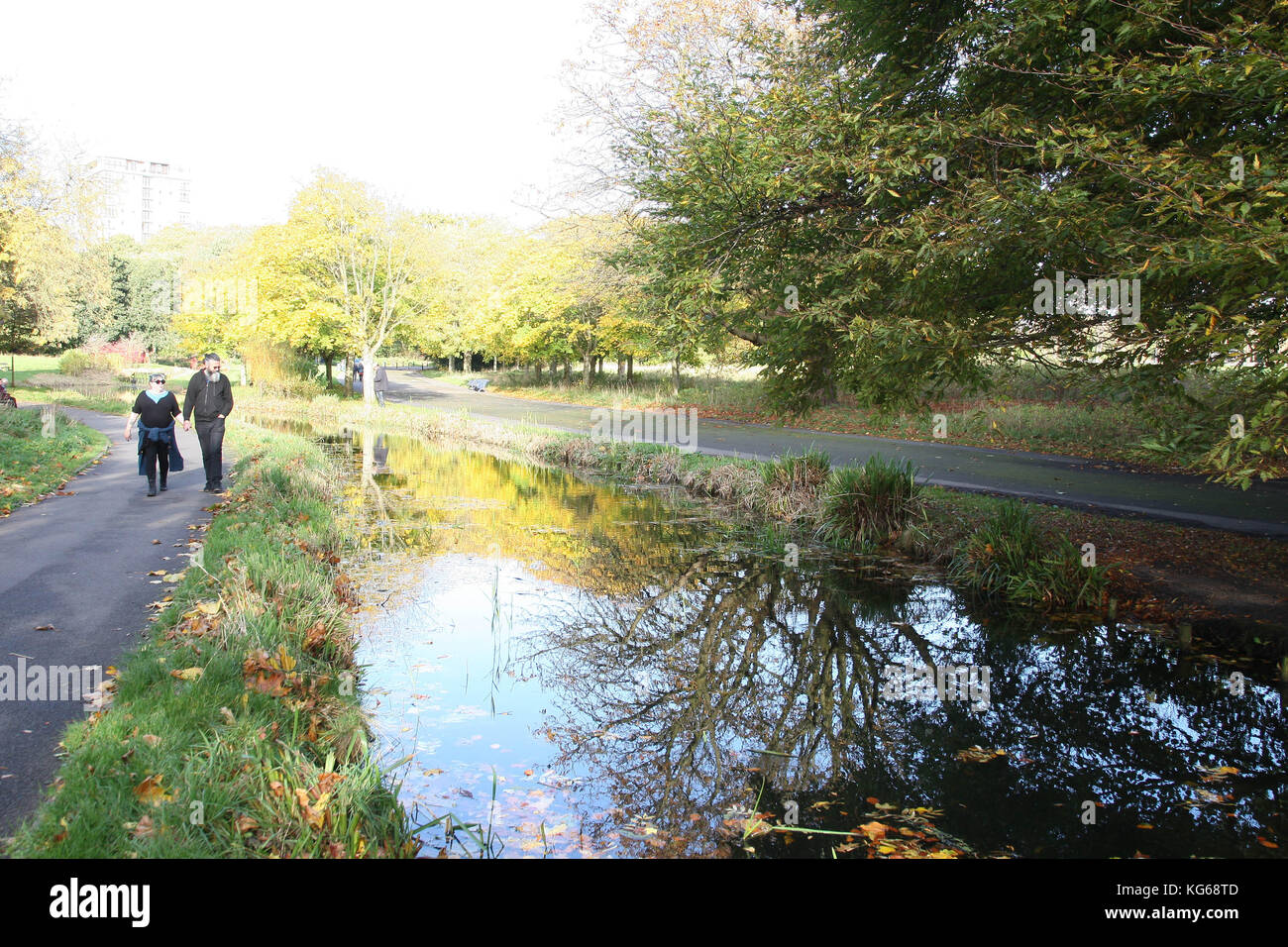 Sefton Park, Autumn time Stock Photo - Alamy
