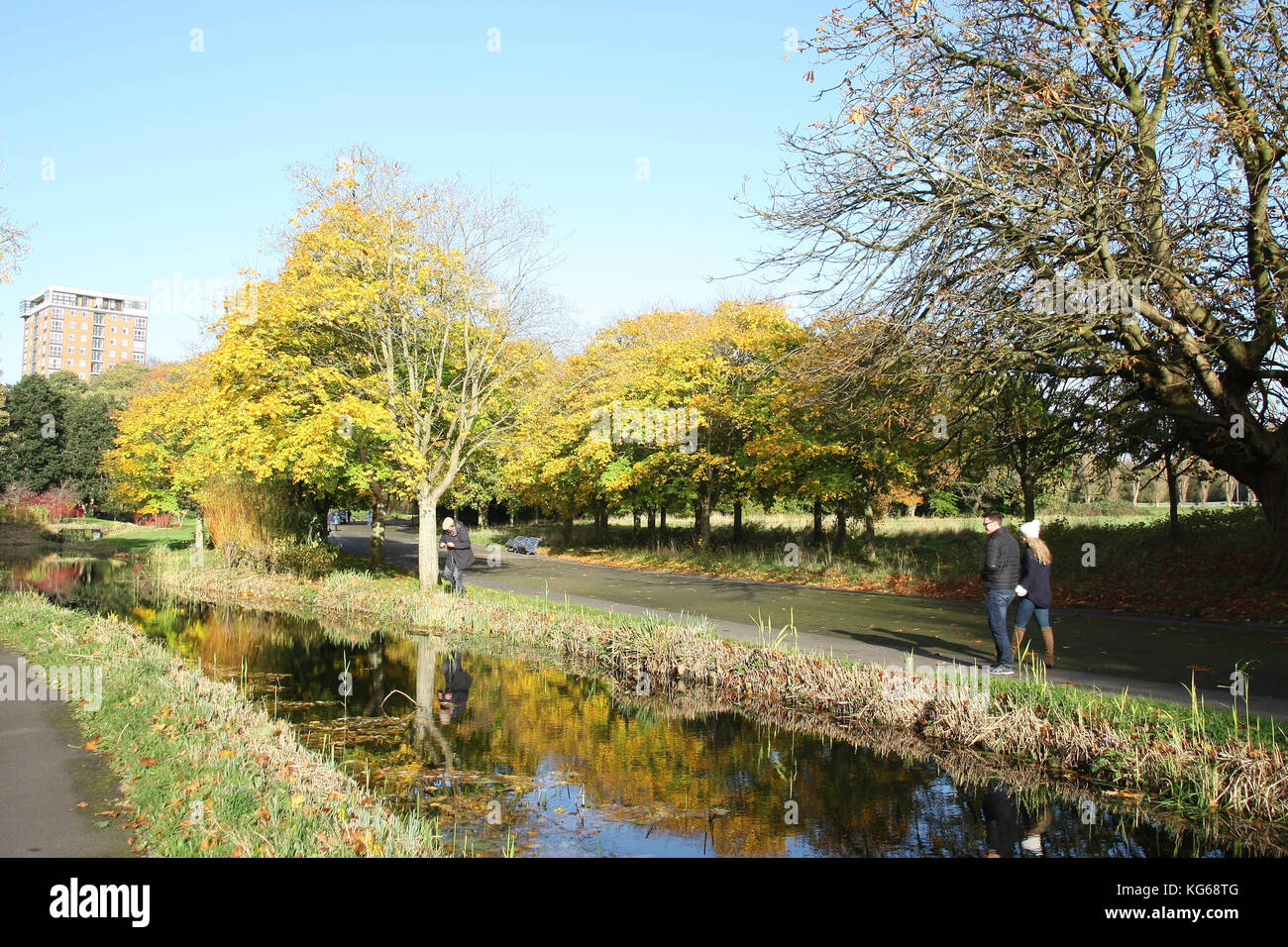 Sefton Park, Autumn time Stock Photo - Alamy