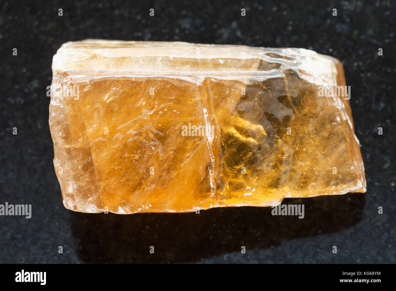 macro shooting of natural mineral rock specimen - rough tea Calcite ...