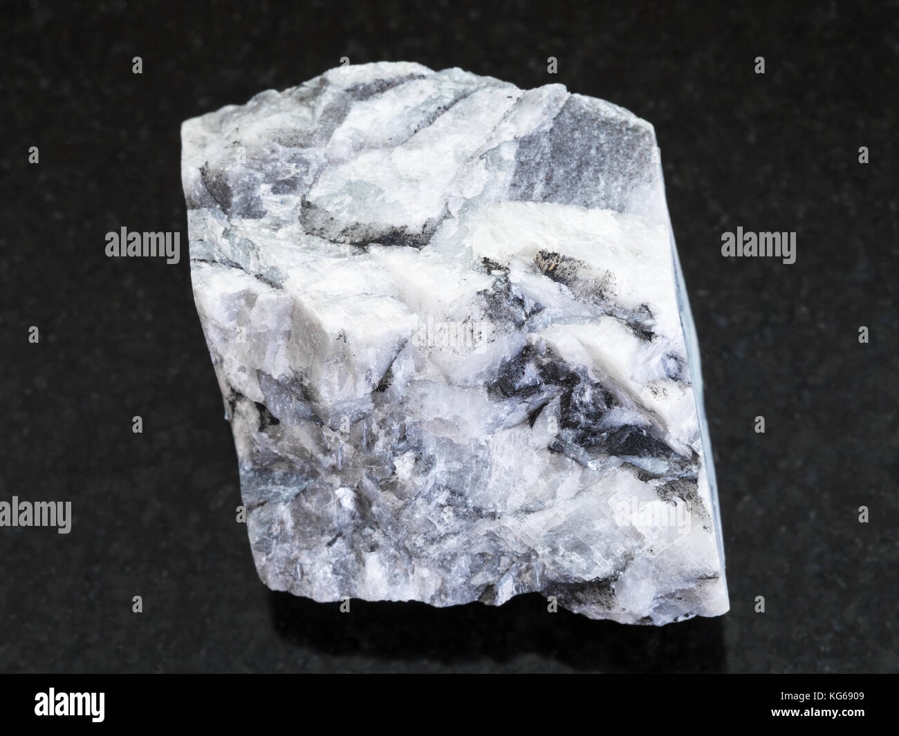 macro shooting of natural mineral rock specimen - rough magnesite stone ...