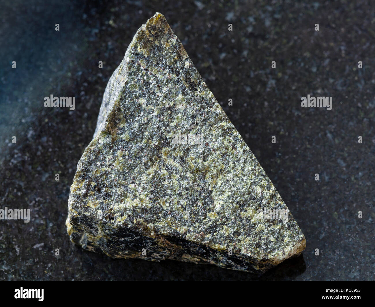 macro shooting of natural mineral rock specimen - rough Diopside stone ...