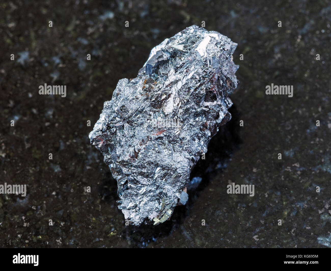 macro shooting of natural mineral rock specimen - raw hematite ore on ...