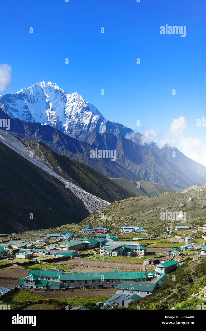 Dingboche Village From Above, Everest Base Camp Trek From Dingboche to ...