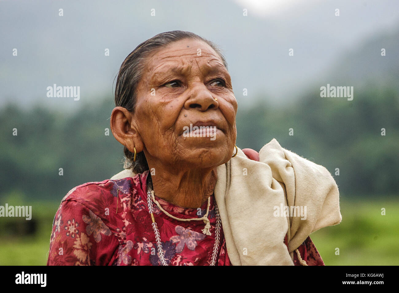 Nepali face hi-res stock photography and images - Alamy