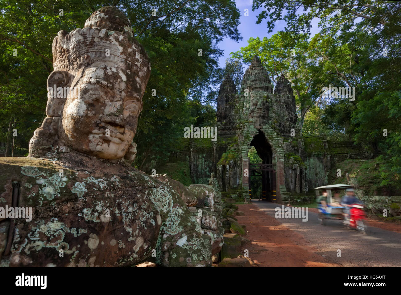 Angkor Thom North Gate, Cambodia Stock Photo - Alamy