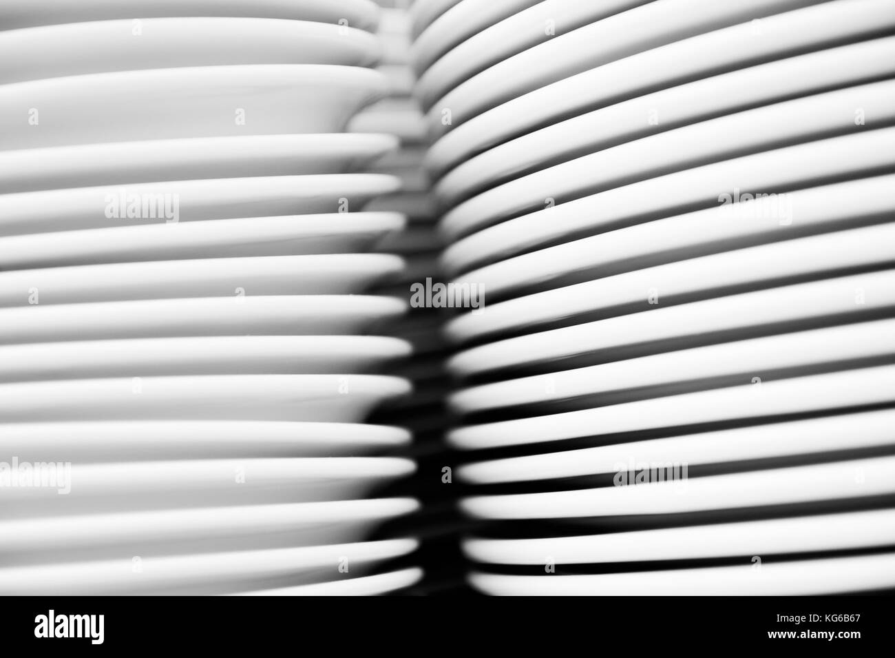 Stack of plates Stock Photo - Alamy