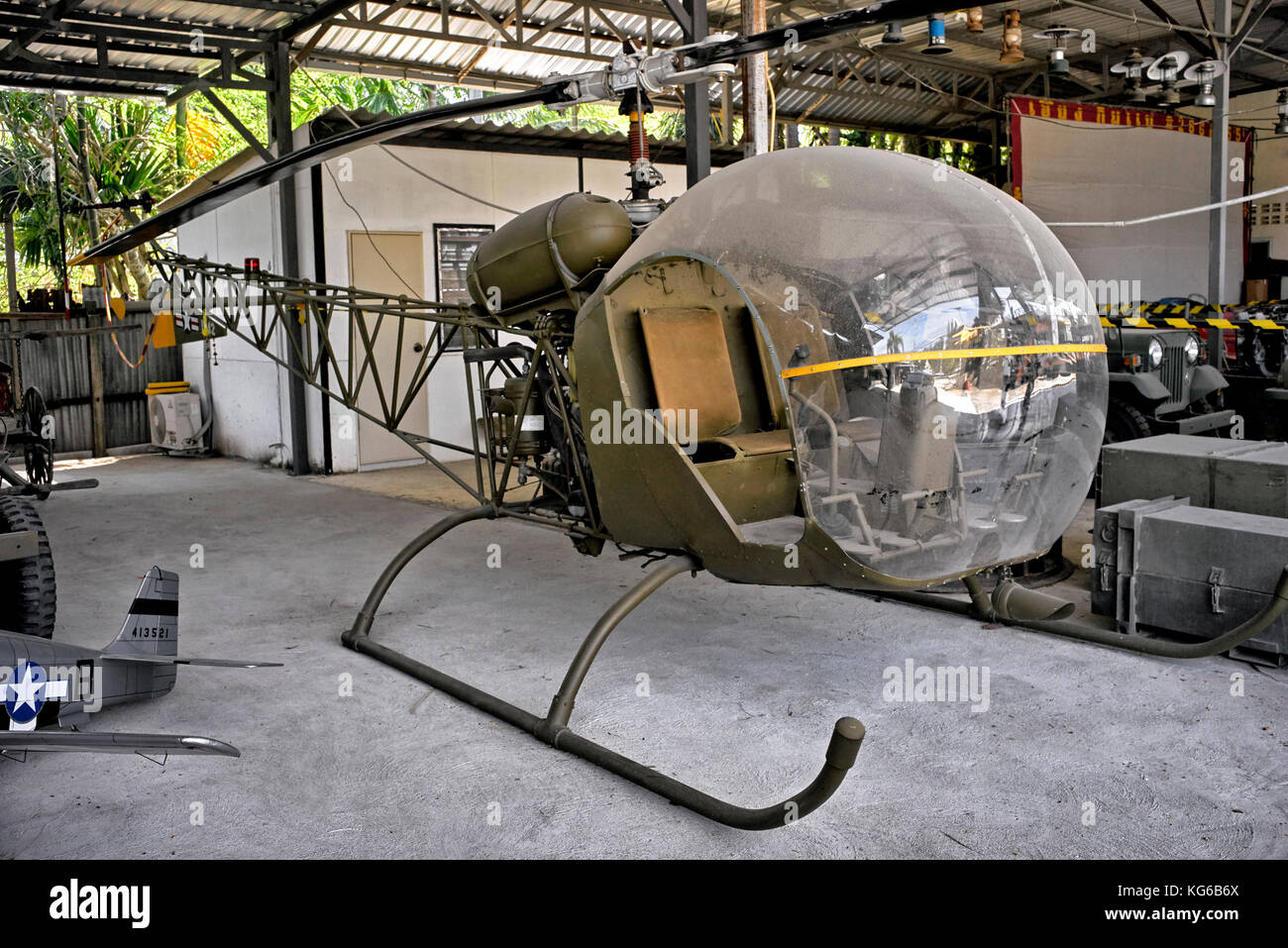 Vintage Military Helicopter, USA, Mobile Army Surgical Hospital (MASH ...