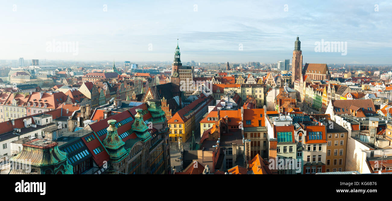 Wroclaw poland top view panorama hi-res stock photography and images ...