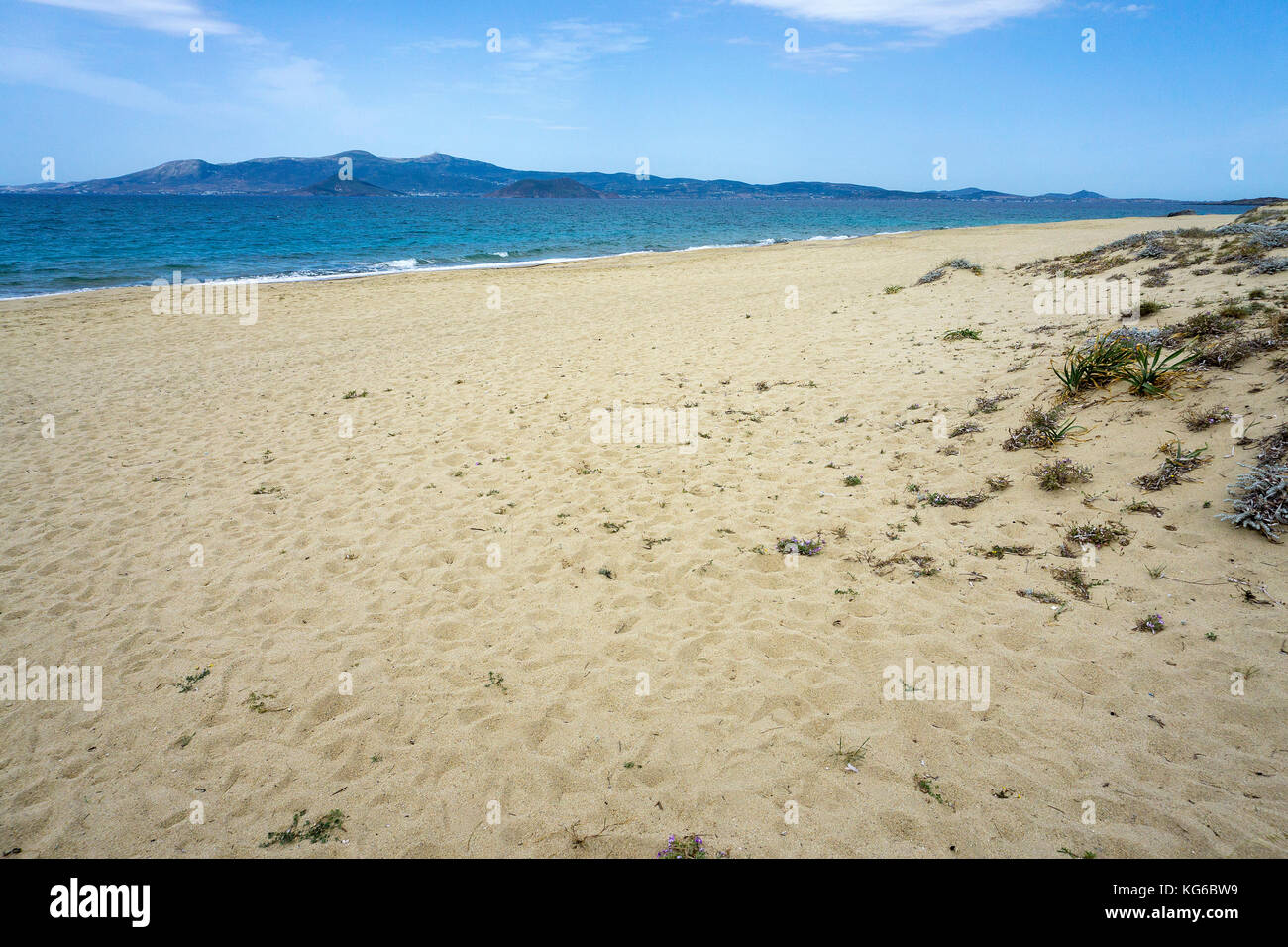 Maragas beach, Naxos island, Cyclades, Aegean, Greece Stock Photo - Alamy