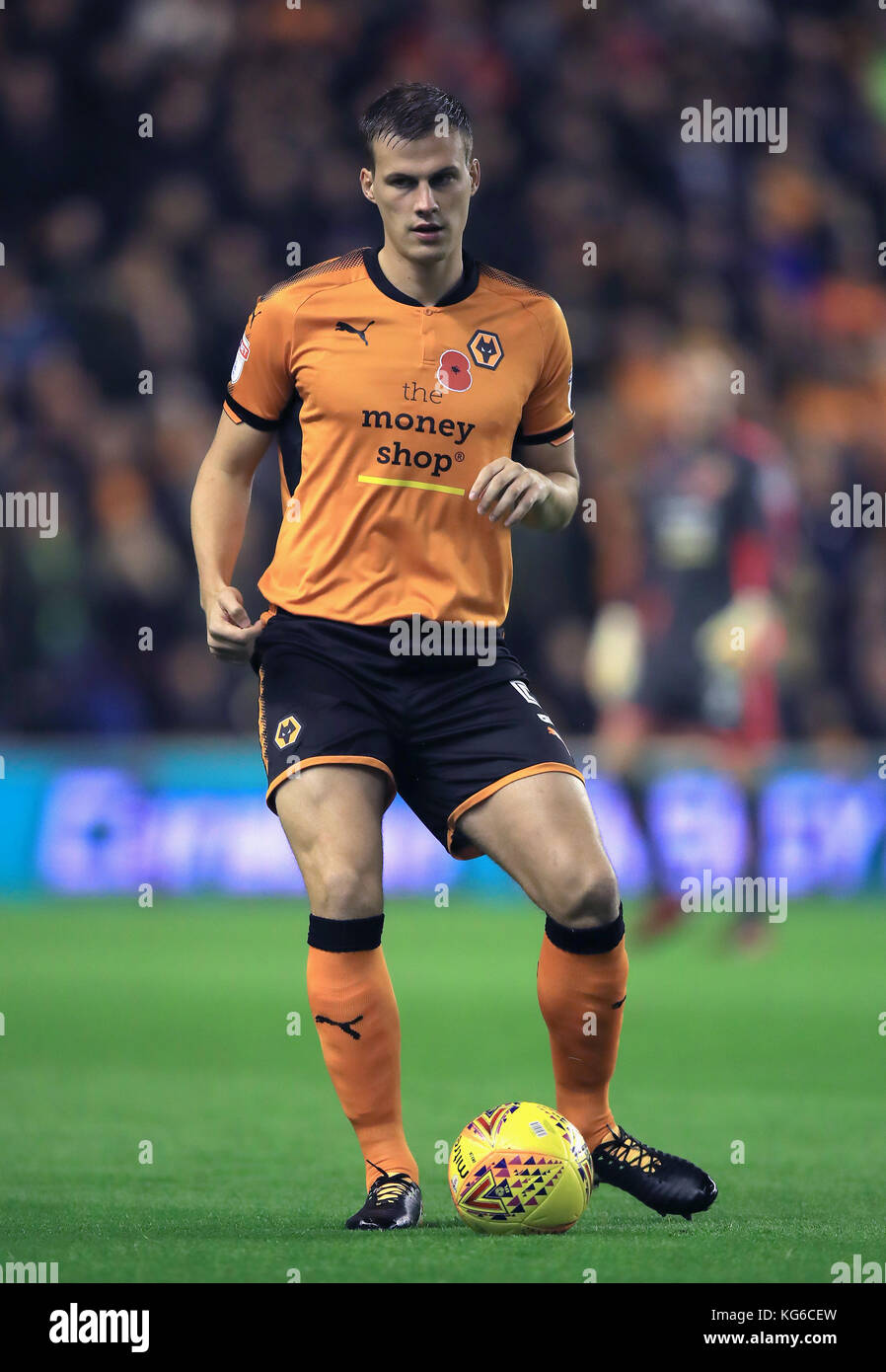 Wolverhampton Wanderers' Ryan Bennett during the Sky Bet Championship ...