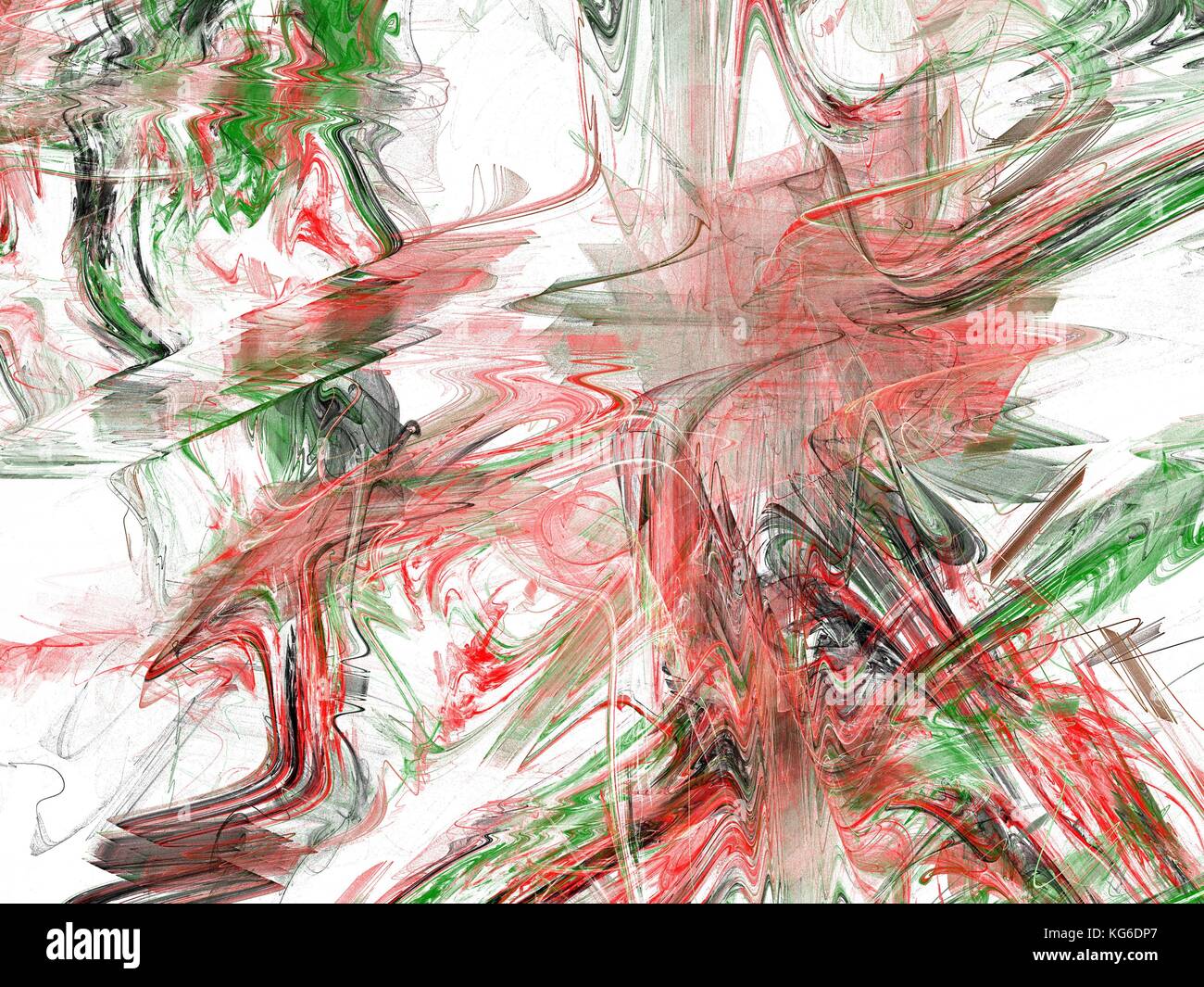 Grunge abstract contrast green and red background on white backdrop ...
