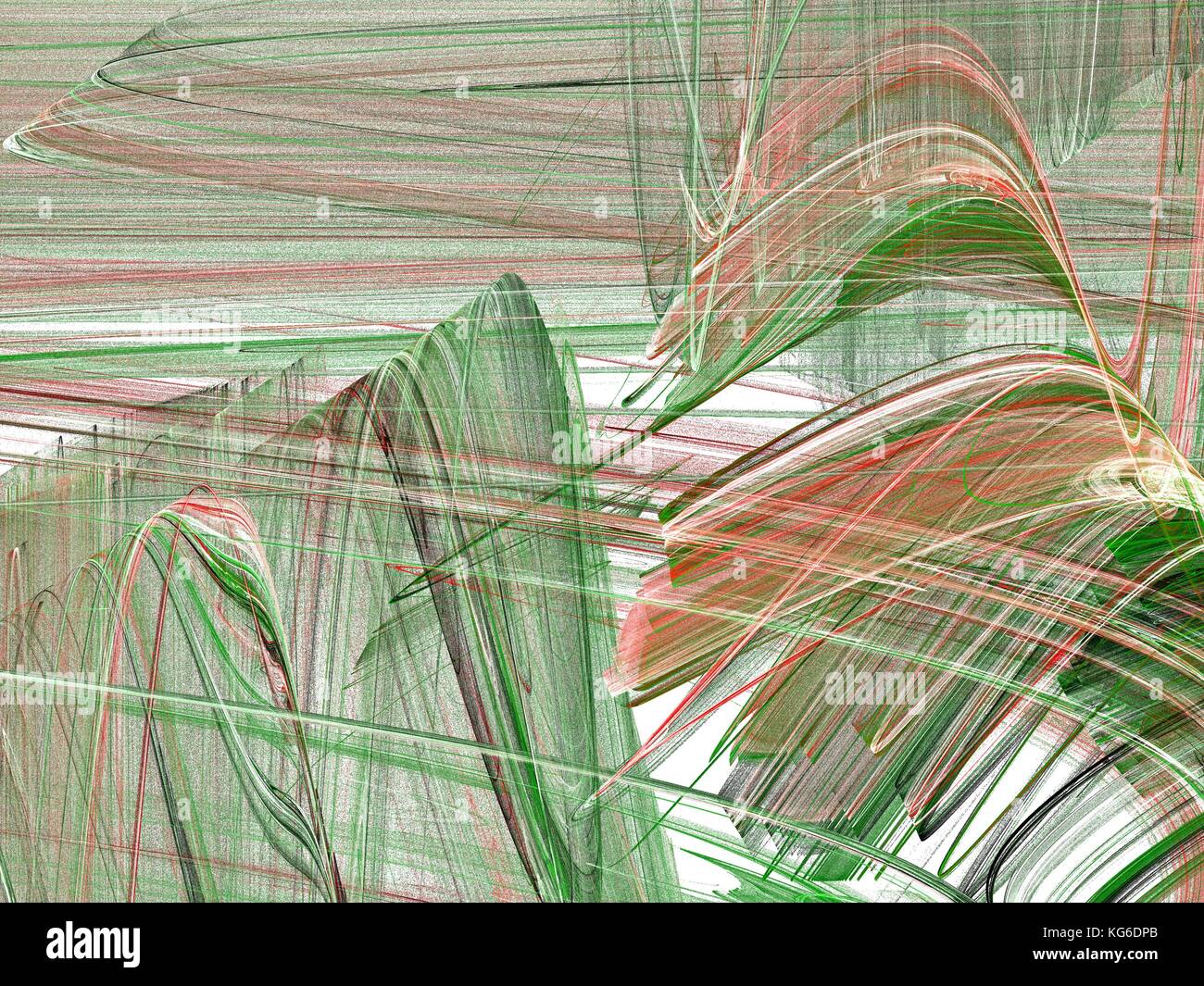 Grunge abstract contrast green and red background on white backdrop ...