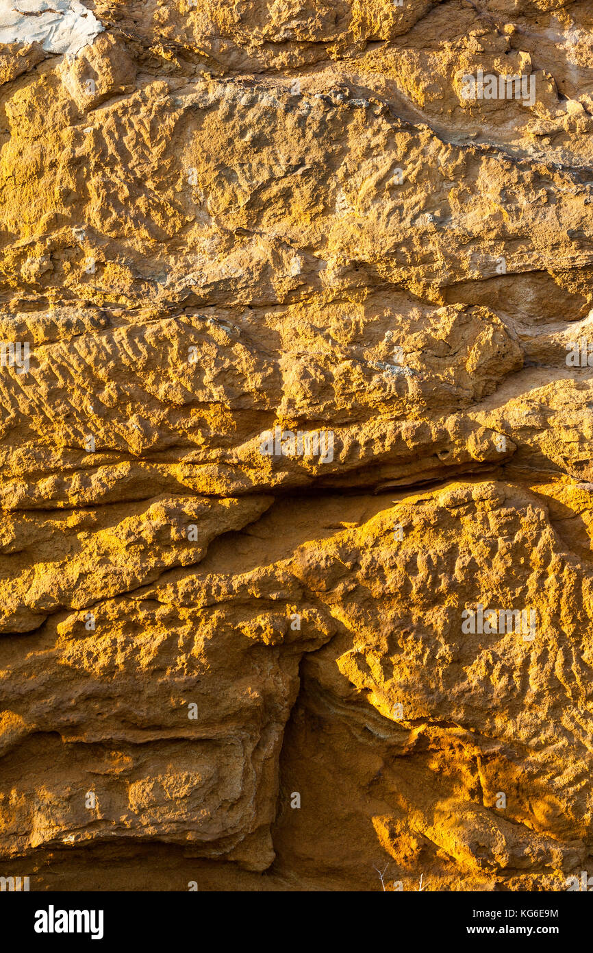 Textur gelber Sandstein Stock Photo - Alamy