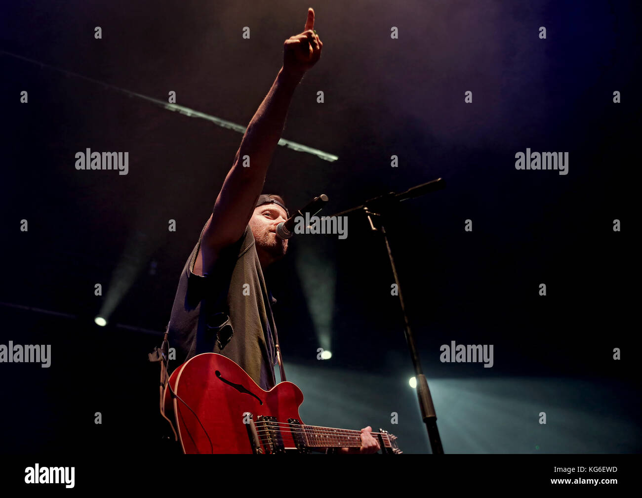 Kip Moore performing at Manchester O2 Ritz Featuring: Kip Moore Where ...