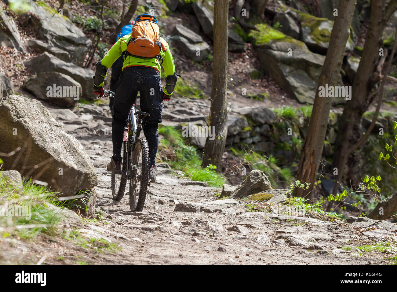 Harzer Hexen Stieg mit dem Rad Stock Photo - Alamy