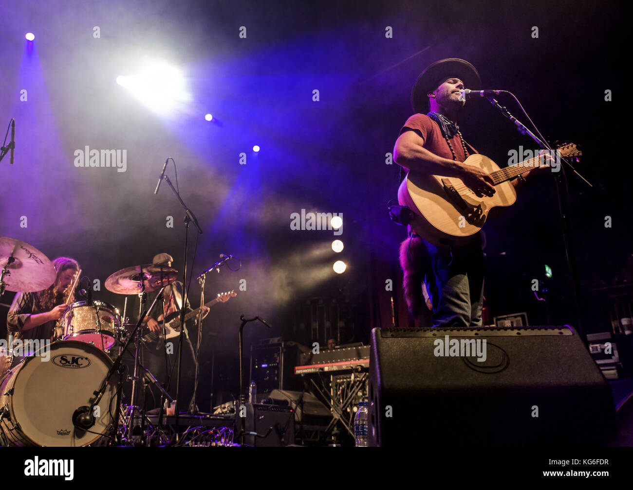 Drake White performs live at Manchester O2 Fitz Featuring: Drake White ...