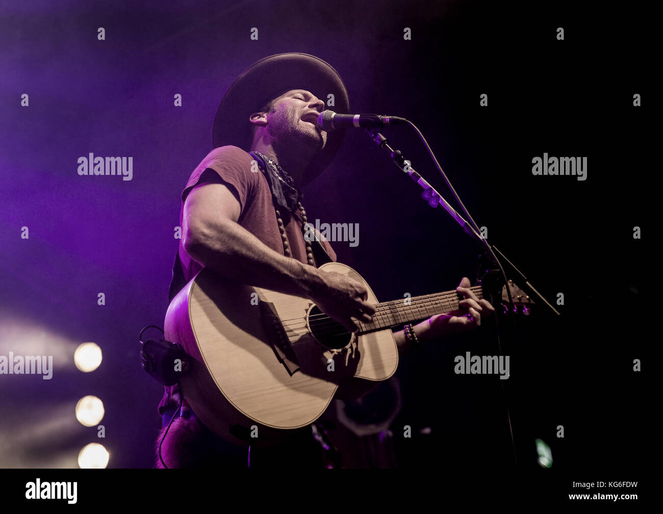 Drake White performs live at Manchester O2 Fitz Featuring: Drake White ...