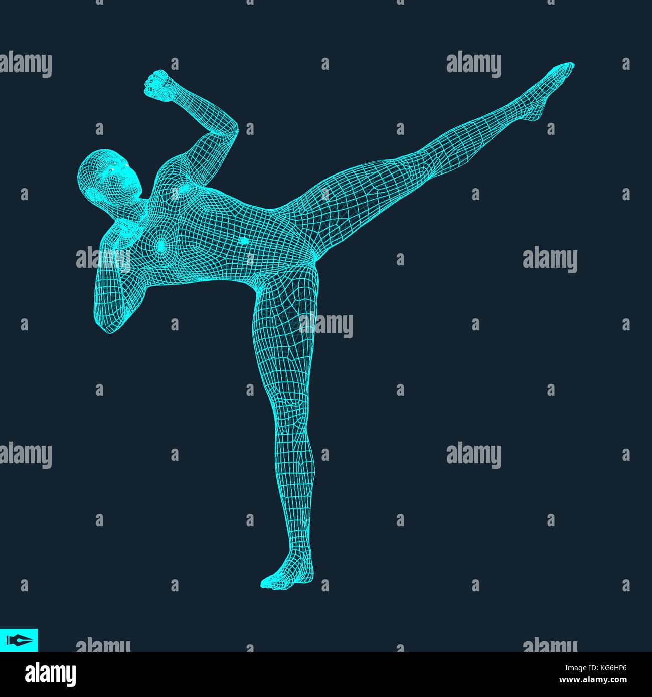 Kickboxing Stock Vector Images - Alamy