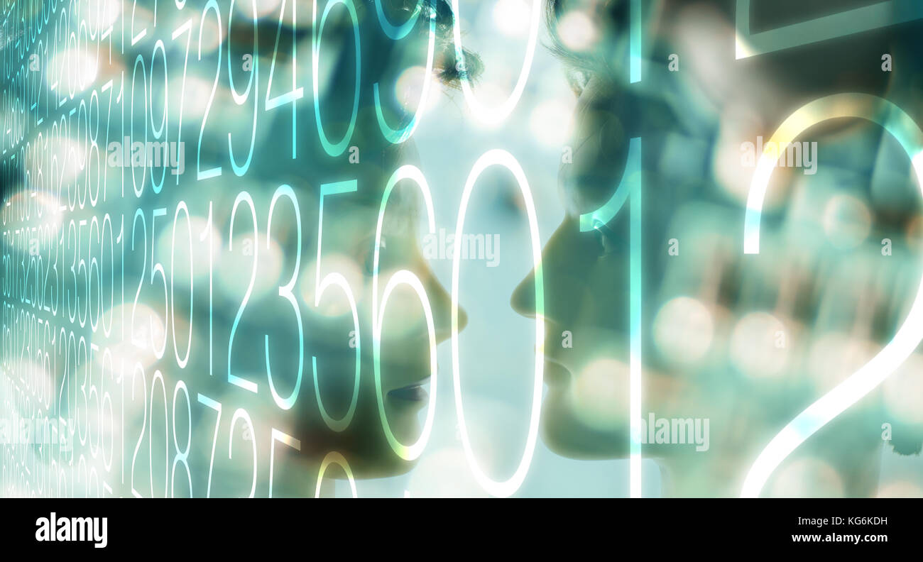 Computer big data cybersecurity Stock Photo - Alamy