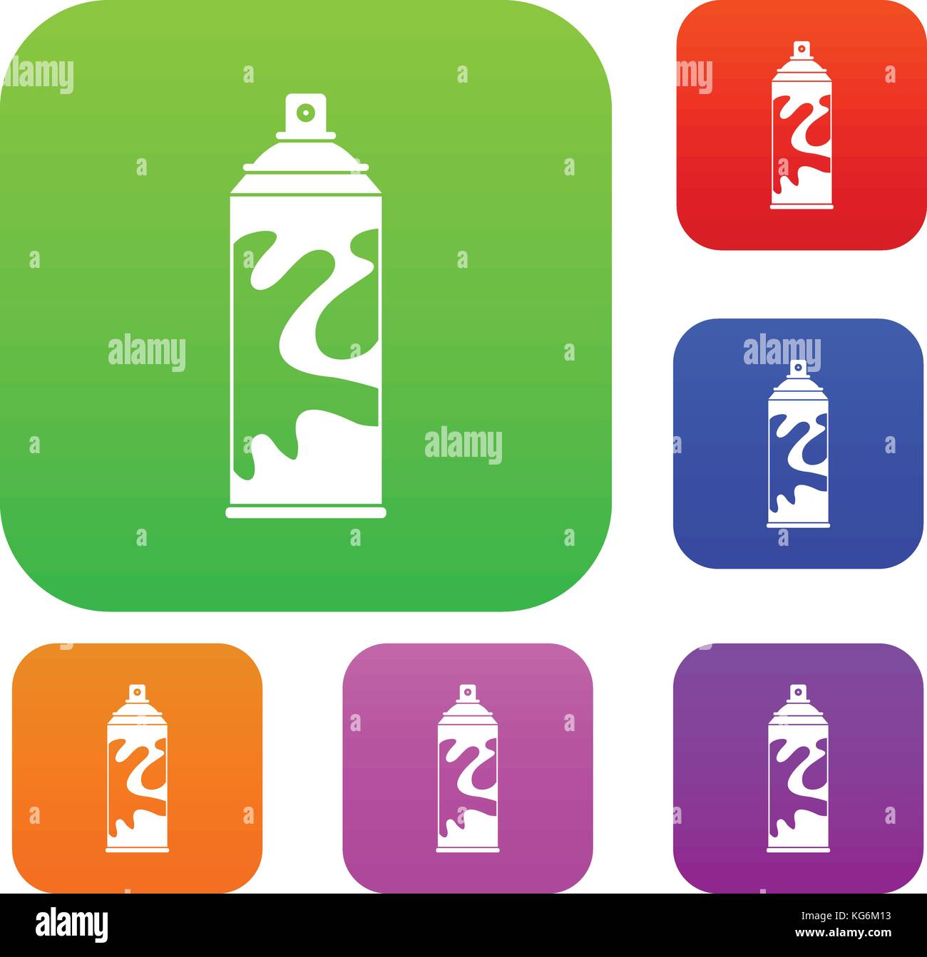 Colored spray set color collection Stock Vector Image & Art - Alamy