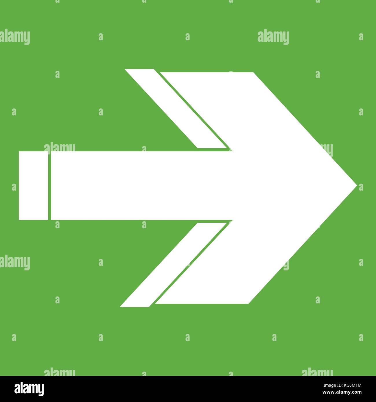 Arrow icon green Stock Vector Image & Art - Alamy